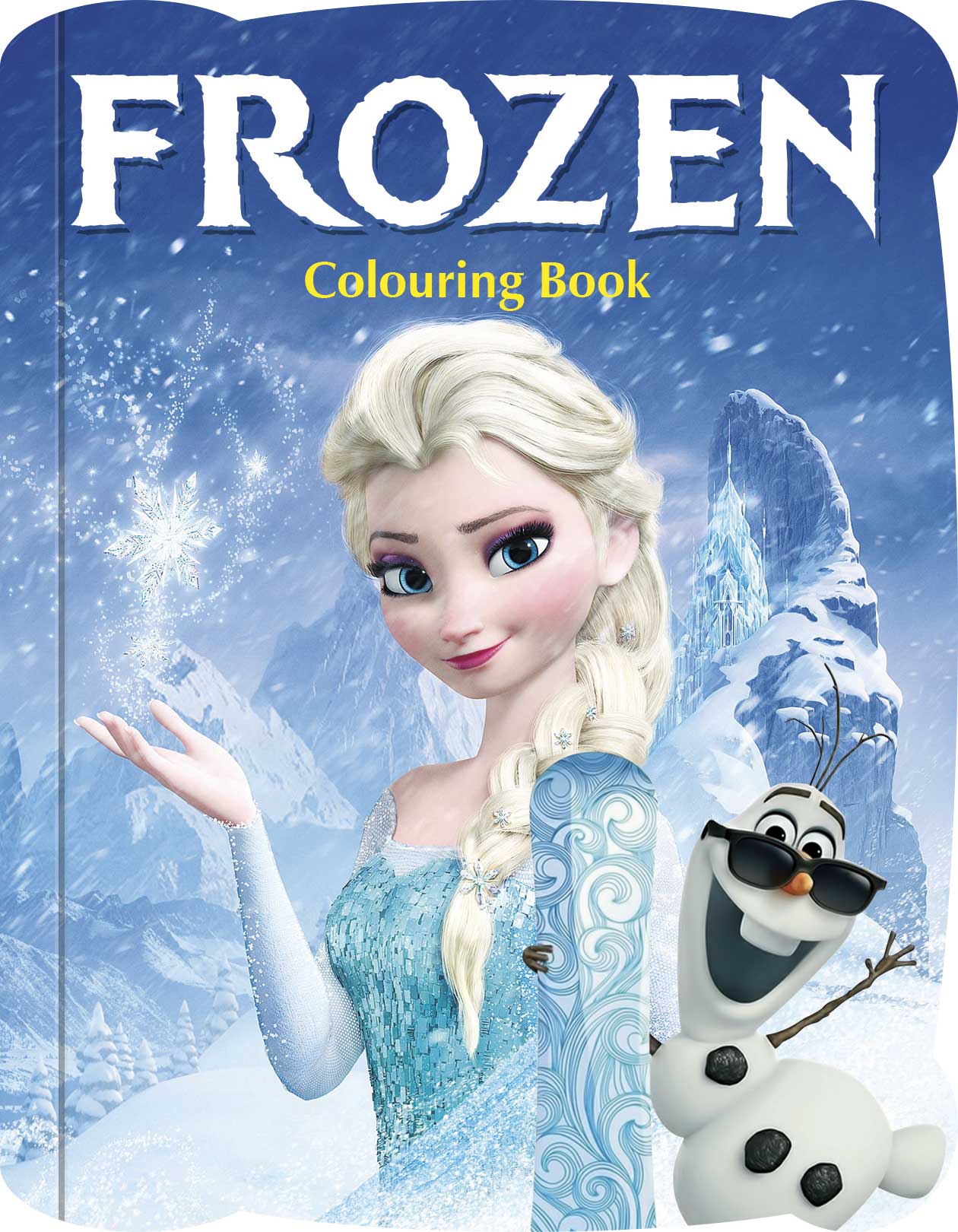 “Frozen” Cartoon Colouring Book (Pocket) - Rabia Books