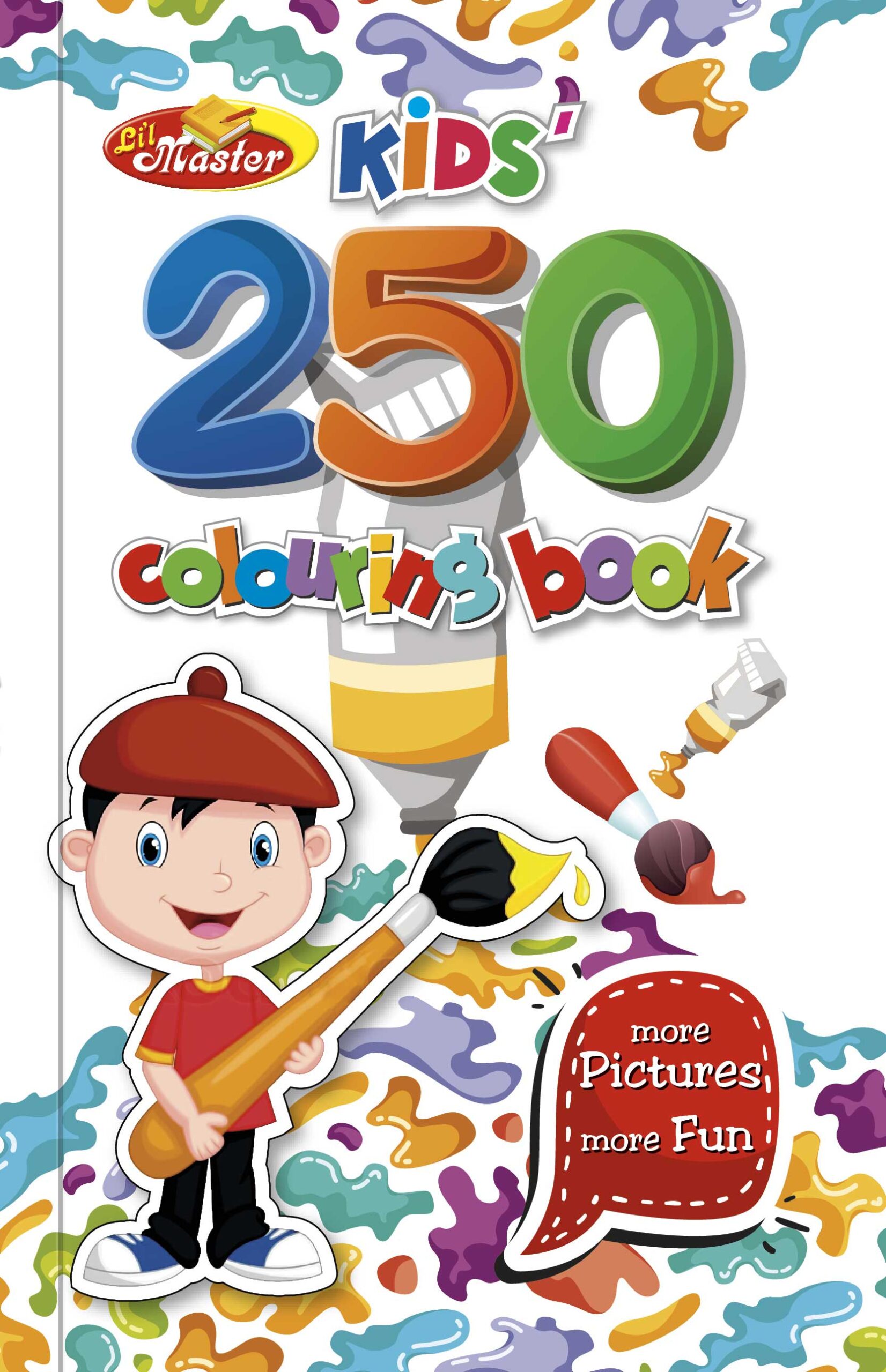 Kids’ 250 Colouring Book (Boy) - Rabia Books